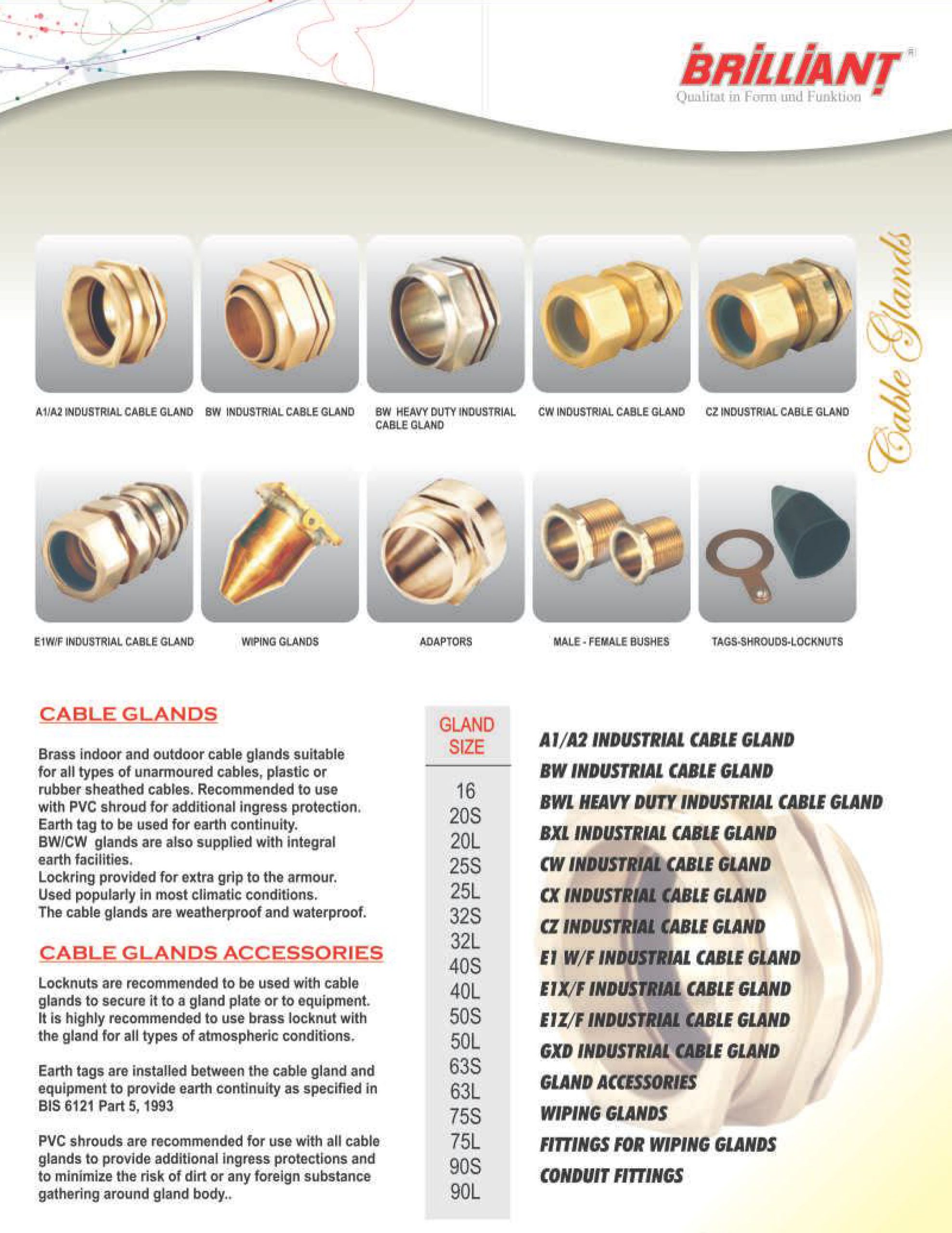 Brilliant International » Tinned Copper Lugs / Glands