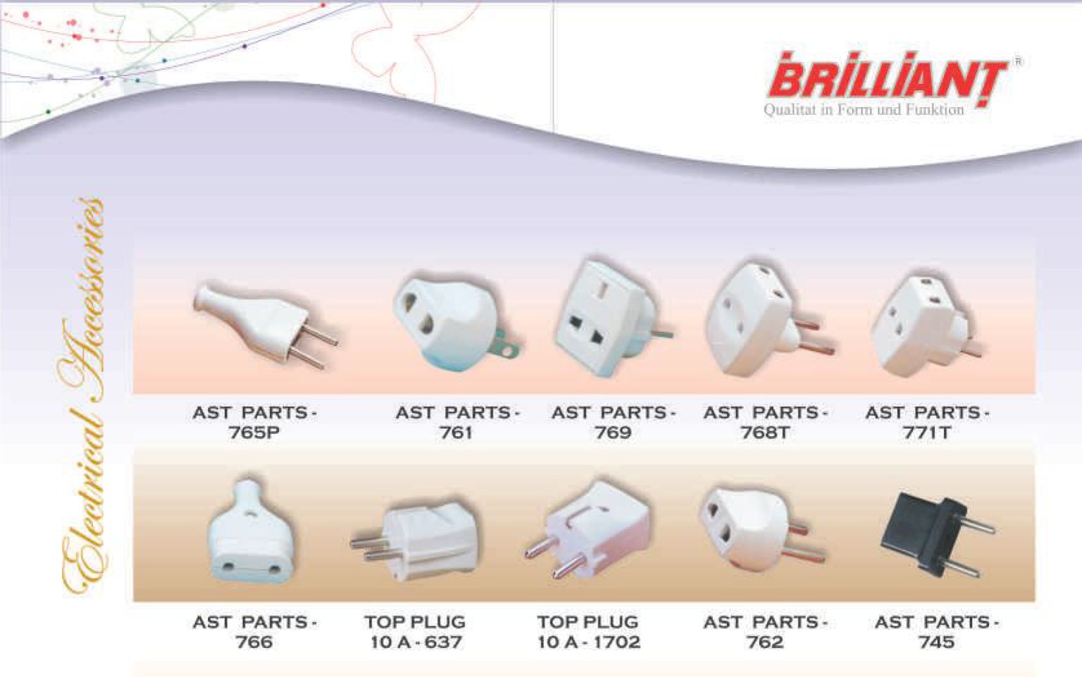 Brilliant International » Top Plugs And AST Parts