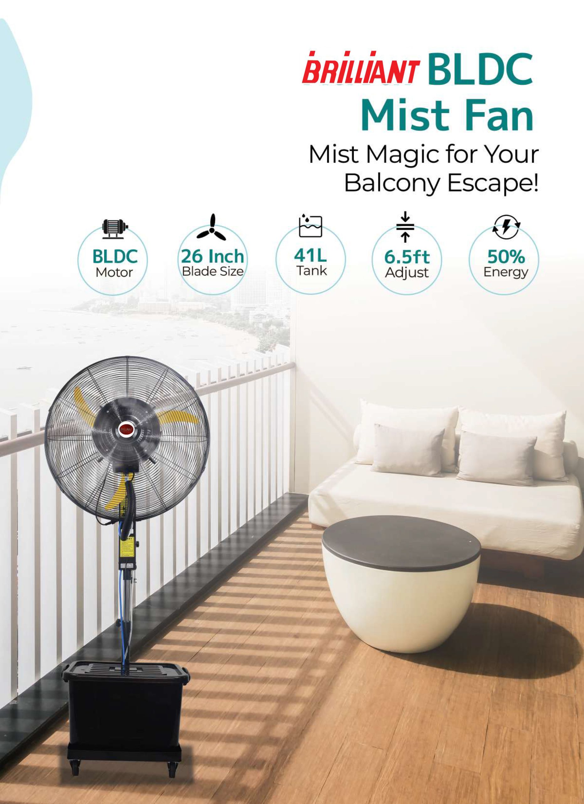 Brilliant International » Air Coolers & Mist Fans